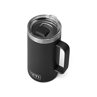 Yeti Rambler Mug isotherme en acier inoxydable avec couvercle MagSlider, 710 ml, noir