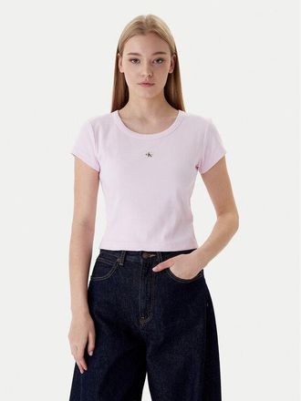 Calvin Klein Jeans T-Shirt LV047C200G Rosa Slim Fit
