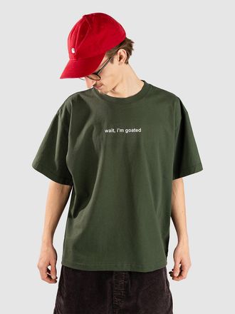 A.Lab Wait IM Goated Cropped T-Shirt forest green