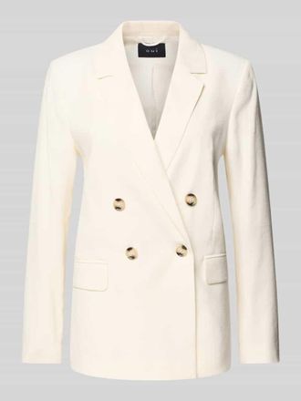 Oui Blazer aus Viskose-Mix mit Pattentaschen und Reverskragen