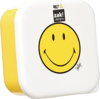 Zak designs Smiley Lunchbox, M, Gelb/Weiss