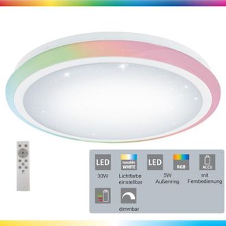 Eglo Eglo Plafonnier LED Moderne Blanc 40 cm 2200 Lumens