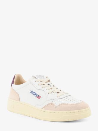 Autry Mens Sneakers Medalist White Leather And Suede Trainers