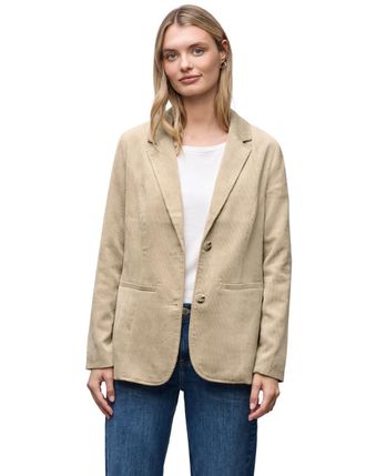Street One Damen Langer Cord-Blazer