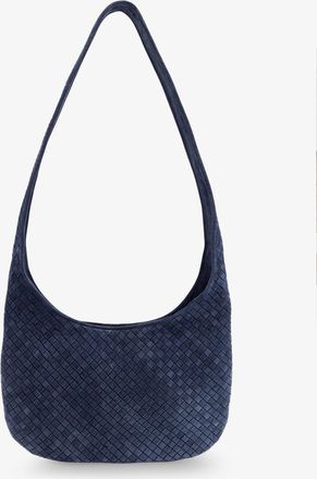 Bottega Veneta Veneto suede crossbody bag with Intrecciato motif - BOTTEGA VENETA - gender_Man