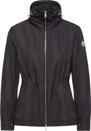 Moncler Femme, Vestes, Noir, Taille: 40 FR Enette Short Parka