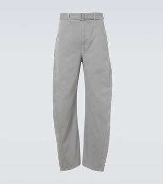 Christophe Lemaire Pantalon barrel Twisted en coton