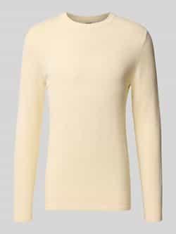 Drykorn Slim Fit Strickpullover aus Baumwoll-Woll-Mix