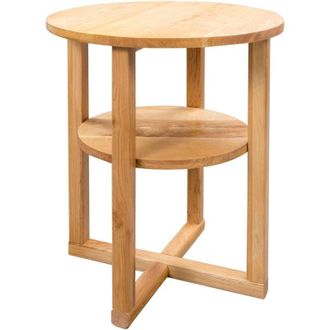 vidaXL Beistelltisch 40&times;50 cm Massivholz Eiche vidaXL