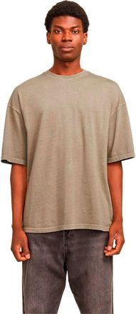 Jack & Jones Male T-Shirt Einfarbig Rundhalsausschnitt T-Shirt