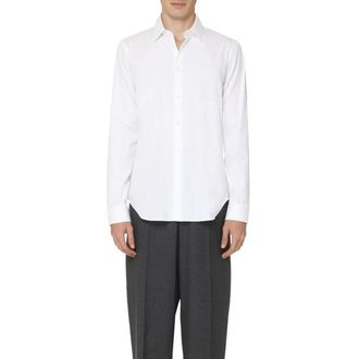 Gucci Mens White Cotton Dress Shirt