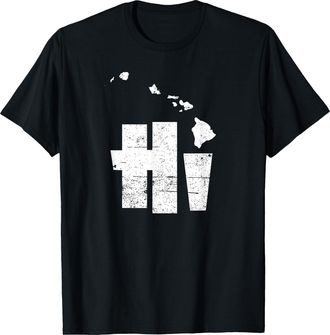 Hawaiian Dreams HI Hawaii-Karte Hawaii-Inseln Aloha Maui Kauai Oahu T-Shirt