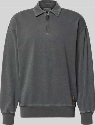Carhartt Work in Progress Sweatshirt mit Polokragen