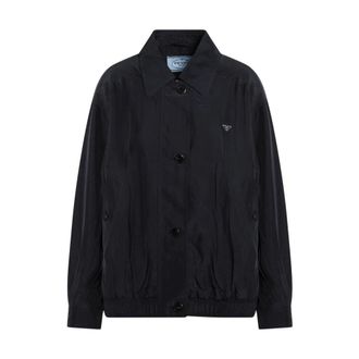 Prada Giubbotto - - Jackets - Damen - Blau - S