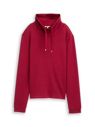 Tom Tailor Sweatshirt Strick & Sweatshirts Scuba Sweatshirt mit Stehkragen