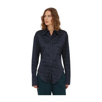Tiger Of Sweden Launo Shirt - - Blouses & Shirts - Damen - Blau - M