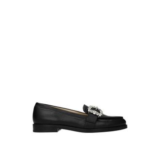 Jimmy Choo London Leder-Slipper Loafers - - Shoes - Damen - Schwarzk - 40 EU