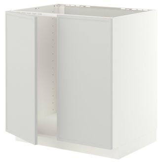 IKEA METOD Unterschrank f&uuml;r Sp&uuml;le + 2 T&uuml;ren