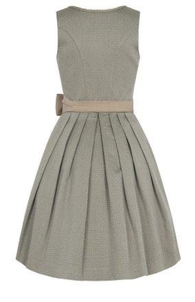 N&uuml;bler Trachtenkleid Midi Dirndl Flavienne in Sand von N&uuml;bler - Rockl&auml;nge 60 cm