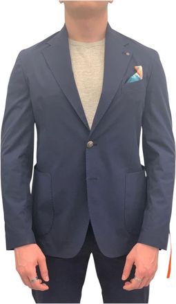 Bharnaba Homme, Vestes, Bleu, Taille: S Abito