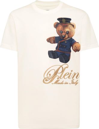 Philipp Plein T-Shirt Rundhalsausschnitt Ss Teddy