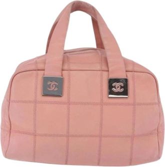 Chanel Sac &agrave; main vintage doccasion - Femme - Pre-owned - Rose - Taille: ONE Size