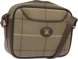 Burberry Sac &agrave; bandouli&egrave;re Pre-owned en toile - Femme - Pre-owned - Beige - Taille: ONE Size