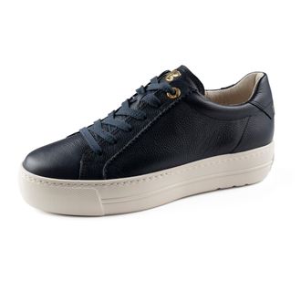 Paul Green Damen SUPER Soft Pauls, Frauen Low-Top Sneaker,schnürschuhe,schnürer,Plateausohle,Halbschuhe,straßenschuhe,Blau (Space),38 EU / 5 UK
