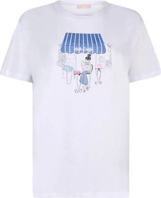 Liu Jo Femme, Tops, Blanc, Taille: 40 FR Better T-shirt