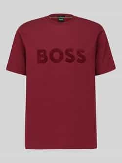 HUGO BOSS Regular Fit T-Shirt aus Baumwollmix