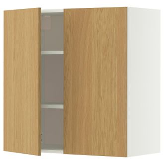 IKEA METOD Wandschrank mit B&ouml;den und 2 T&uuml;ren