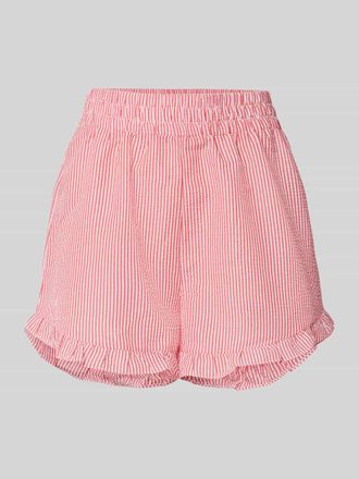 A-View Relaxed Fit Shorts mit Strukturmuster Modell Sonja