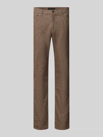 Bugatti Regular Fit Hose aus Baumwoll-Mix mit Viskose-Anteil Modell Cordoba