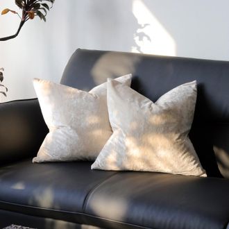 Generic Kissenbezug 50x50 Herbst 2er Set Pl&uuml;sch-Kissenbez&uuml;ge, Dekorative Couch-Kissenbez&uuml;ge - OekoTex Zertifiziert, Kuscheliger Bezug F&uuml;r Dekokissen Und Sofak