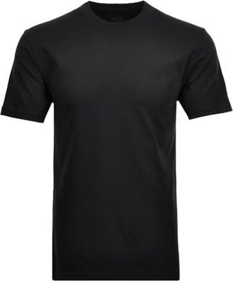 Ragman 2 T-Shirts avec col Rond pour Homme - Lot Double - Noir - 54