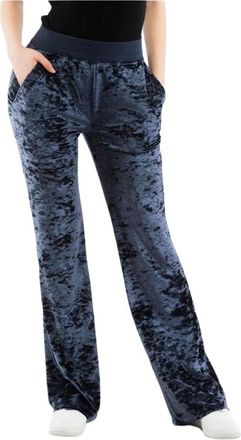 Moschino Femme, Pantalons, Bleu, Taille: 34 FR Pantalon D&eacute;contract&eacute; en Polyester pour Tous les Jours