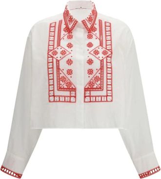 Ermanno Scervino Femme, Blouses et Chemises, Blanc, Taille: 38 FR Ermanno Scervino Chemises