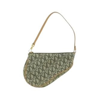 Dior Pre-owned Toile sacs-dior - Femme - Pre-owned - Vert - Taille: ONE Size
