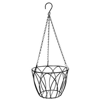 Vosarea Blumenampel aus Eisen f&uuml;r Balkon und Garten Wetterfester Pflanzenhalter mit H&auml;ngerkette Kleiner H&auml;ngender Blumentopfst&auml;nder f&uuml;r Sukkulenten und Topfpf