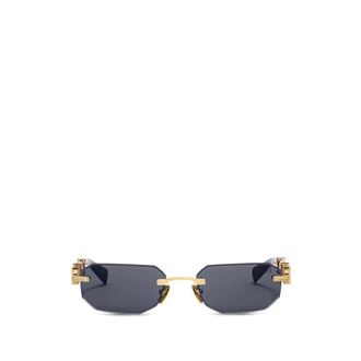 Balmain Geometric-Frame Rimless Sonnenbrillen - - Accessories - Damen - Gelb - 55 MM