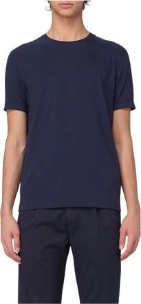 Fay Homme, Tops, Bleu, Taille: M T-shirt &agrave; Manches Courtes et Col Rond