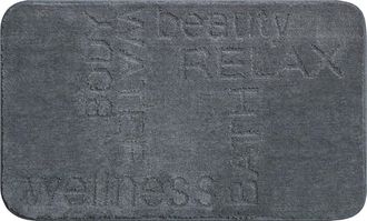 Linea Due Feeling Badteppich 60x90cm anthrazit