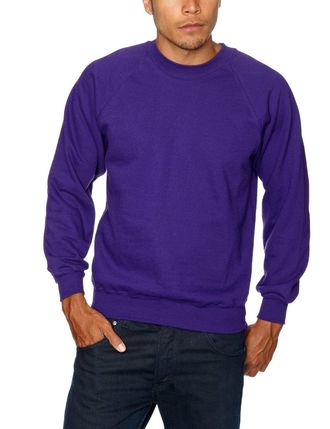 Fruit Of The Loom Herren Sweatshirt Medium (Herstellergröße: Medium) Violett - Violett