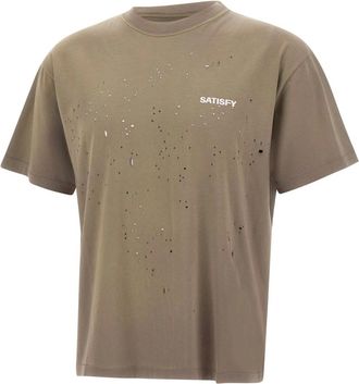 SATISFY Satisfy, Homme, Tops, Brun, Taille: L Mothtech T-Shirt