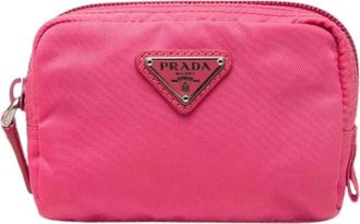 Prada Porte-monnaie Pre-owned - Femme - Pre-owned - Rose - Taille: ONE Size