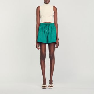 Sandro Short &agrave; strass