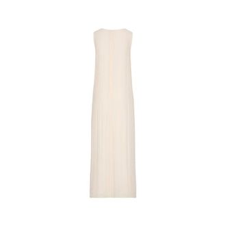 Calvin Klein Robe longue textur&eacute;e sans manches