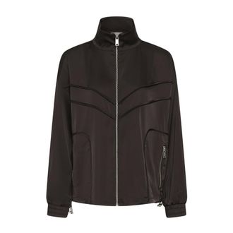Gestuz Femme, Sweatshirts et sweats &agrave; capuche, Brun, Taille: 38 FR Zipp&eacute;s