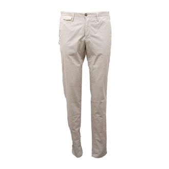 PT01 191 Modell Hose in Blau - - Trousers - Herren - Wei&szlig; - W32
