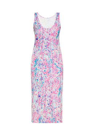 Usha Kleid Frauen blau mehrfarbig